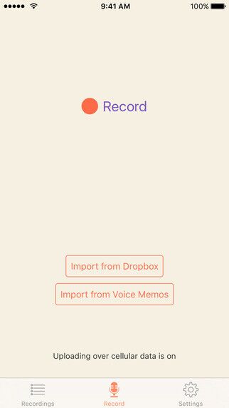 Mobile Transcription App - TranscribeMe